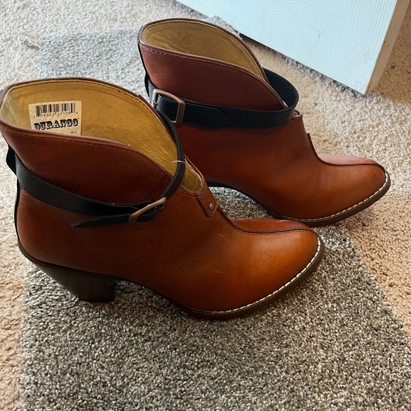 Shoes | Durango Ankle Boots Brown With Black Strap Dont Have The ...
